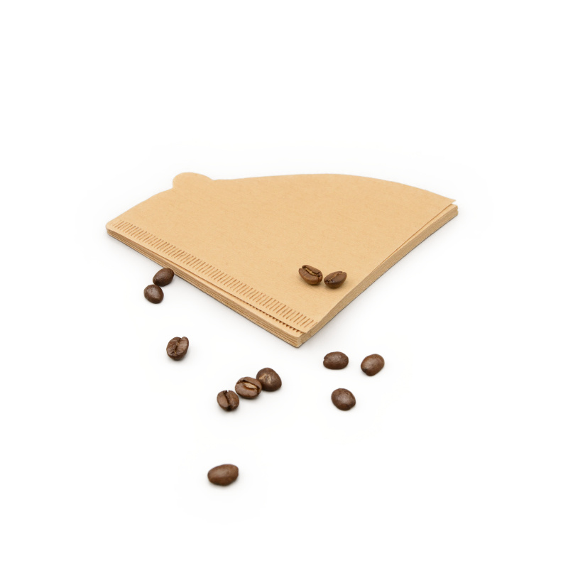 China V02 Natural Wood Pulp Cone Coffee Filter Paper manufacturers and ...